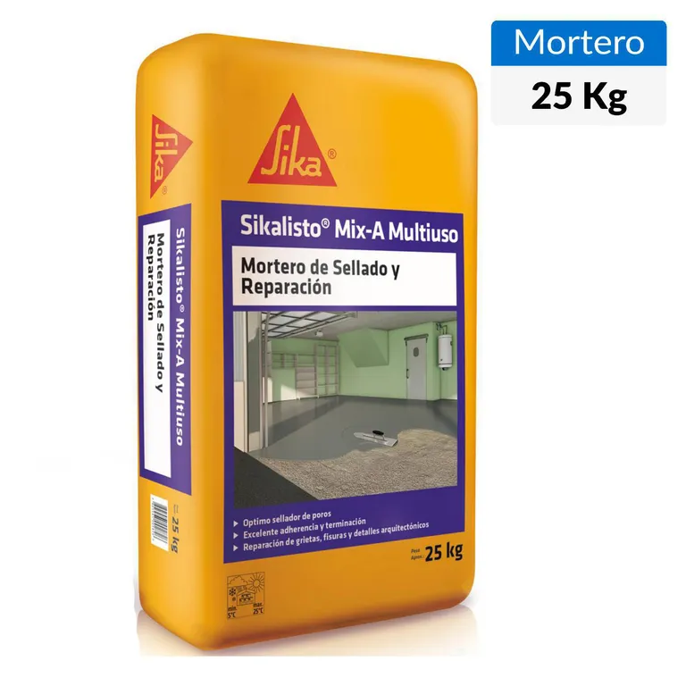 SIKA - Sikalisto Mortero de Sellado y Reparación Saco 25 Kg | Ofertitas