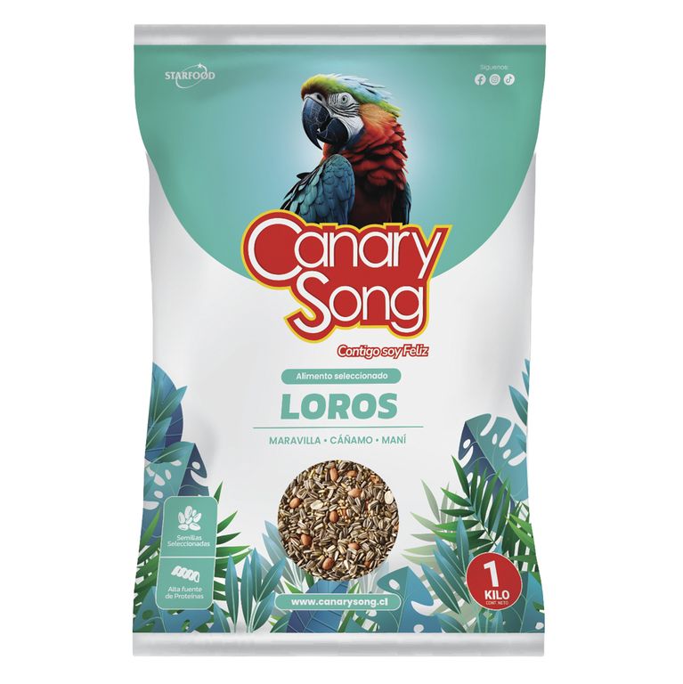 CANARY SONG - Alimento para Ave Todas las edades Variadas Semillas 1 kg ...