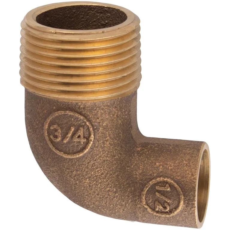 NIBSA - Codo Bronce SO/HE 1/2" x 3/4" 1u | Ofertitas