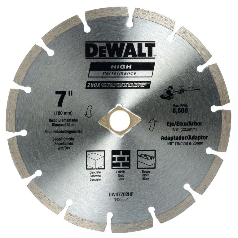 DEWALT - Disco de diamante 7" acero | Ofertitas