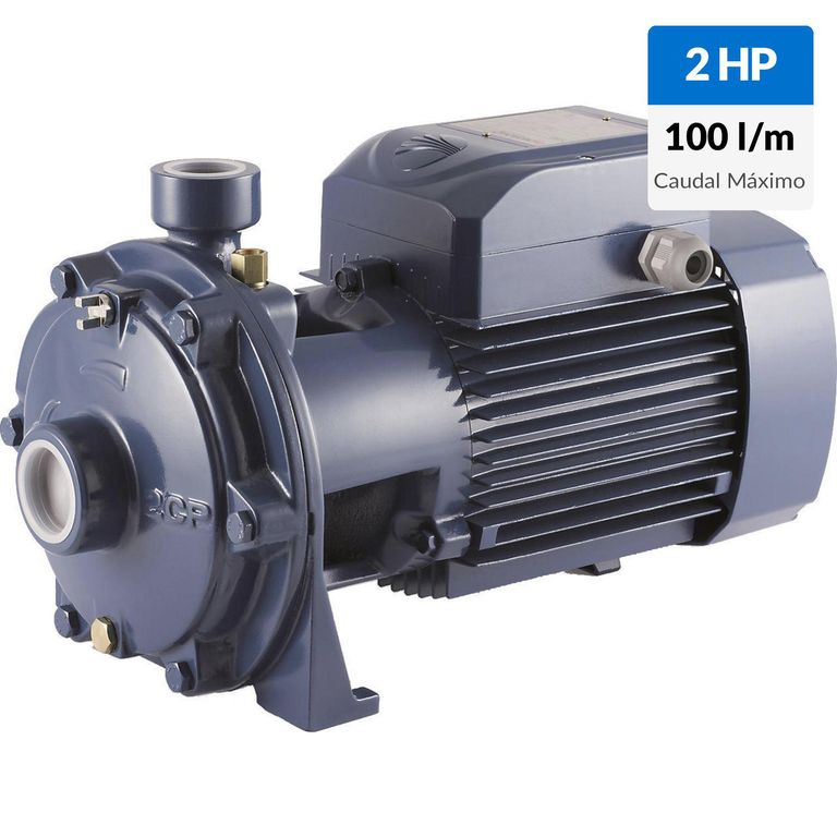 PEDROLLO - Electrobomba centrífuga doble impulso 2 HP 100 l/min | Ofertitas