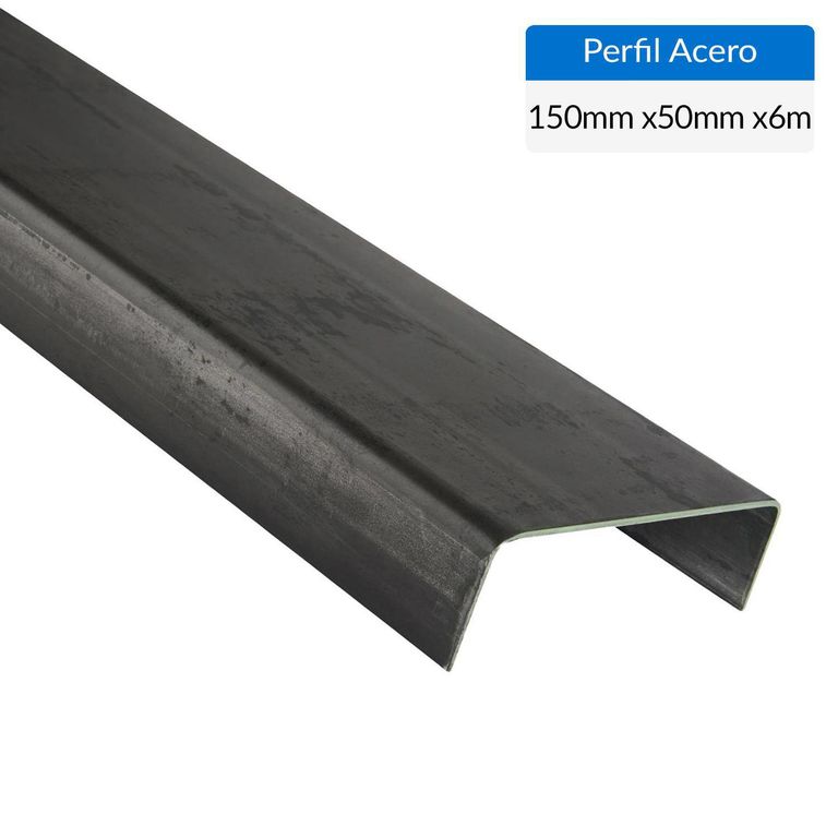 GENERICO - Perfil Canal Acero 150x50x3mm 6 m | Ofertitas
