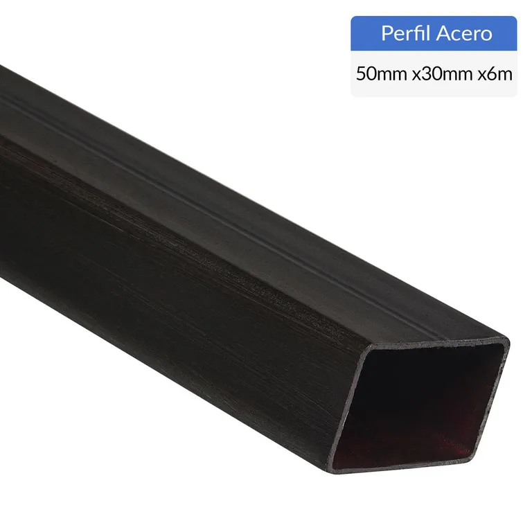 GENERICO - Perfil Rectangular Acero 50x30x1,5 mm 6 m | Ofertitas