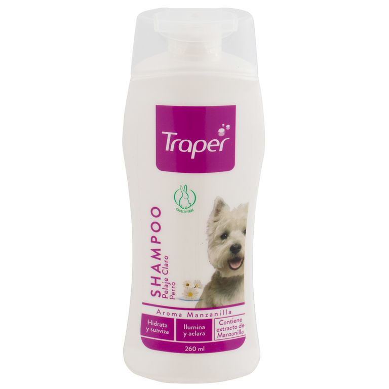 TRAPER - Shampoo Perro Adulto Pelaje Claro Manzanilla Pro Vitamina B5 ...
