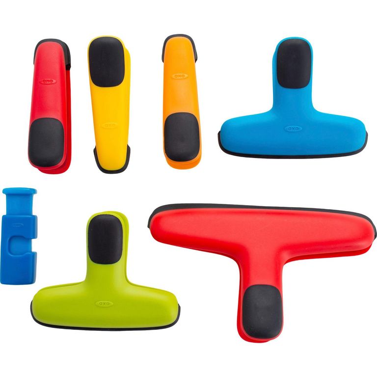 OXO - Set 7 Clips Magnéticos 20.2x4.7x6 cm Multicolor | Ofertitas