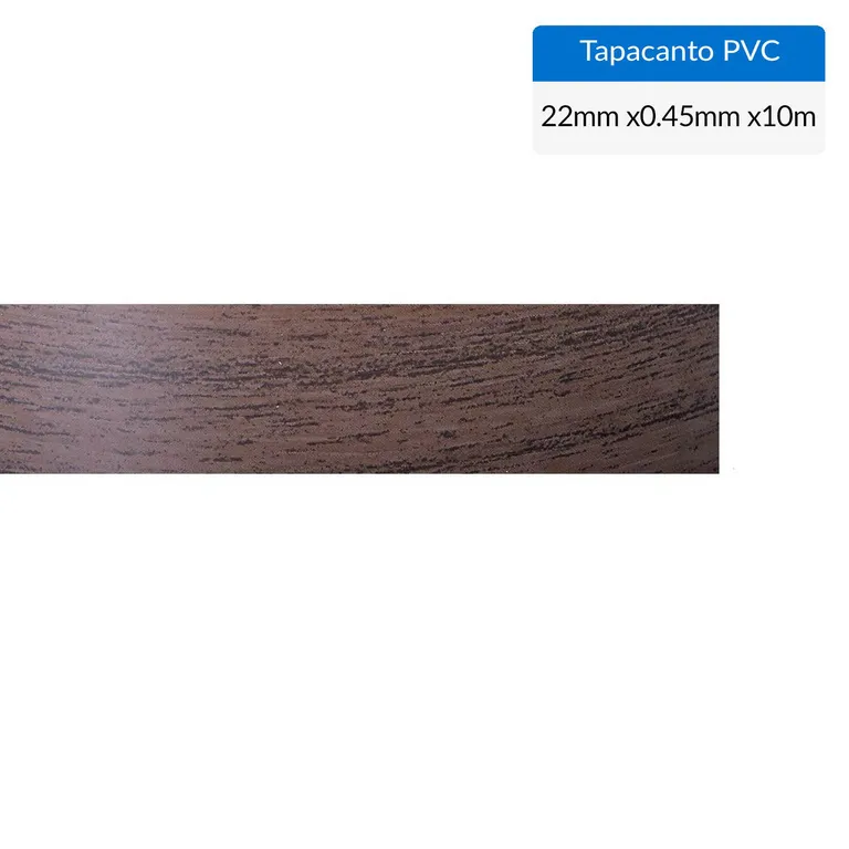 REHAU - Tapacanto PVC Tabaco 22x0,45 mm 10 m | Ofertitas