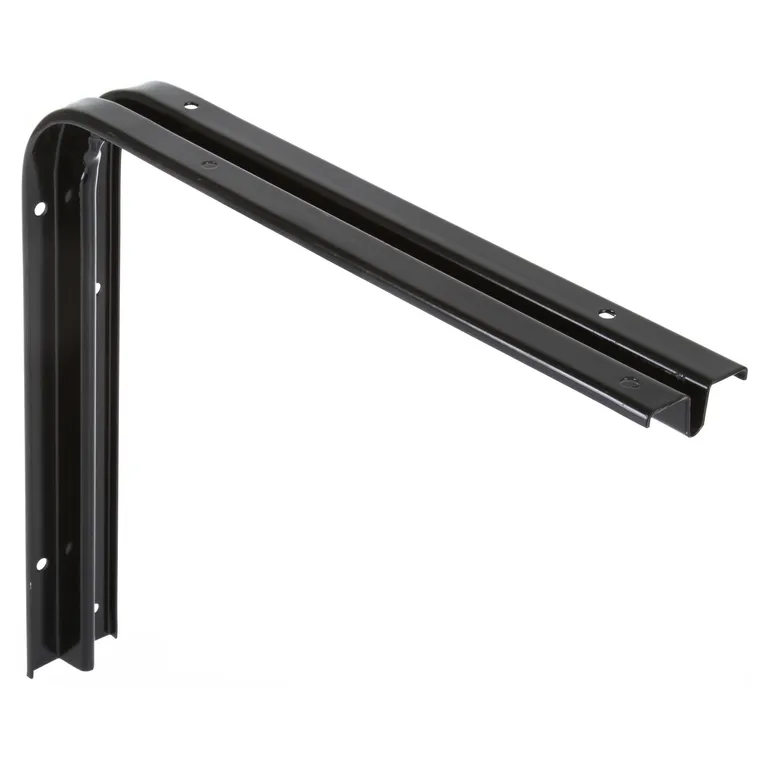 DUCASSE - Soporte para repisa metal 25x30 cm negro | Ofertitas