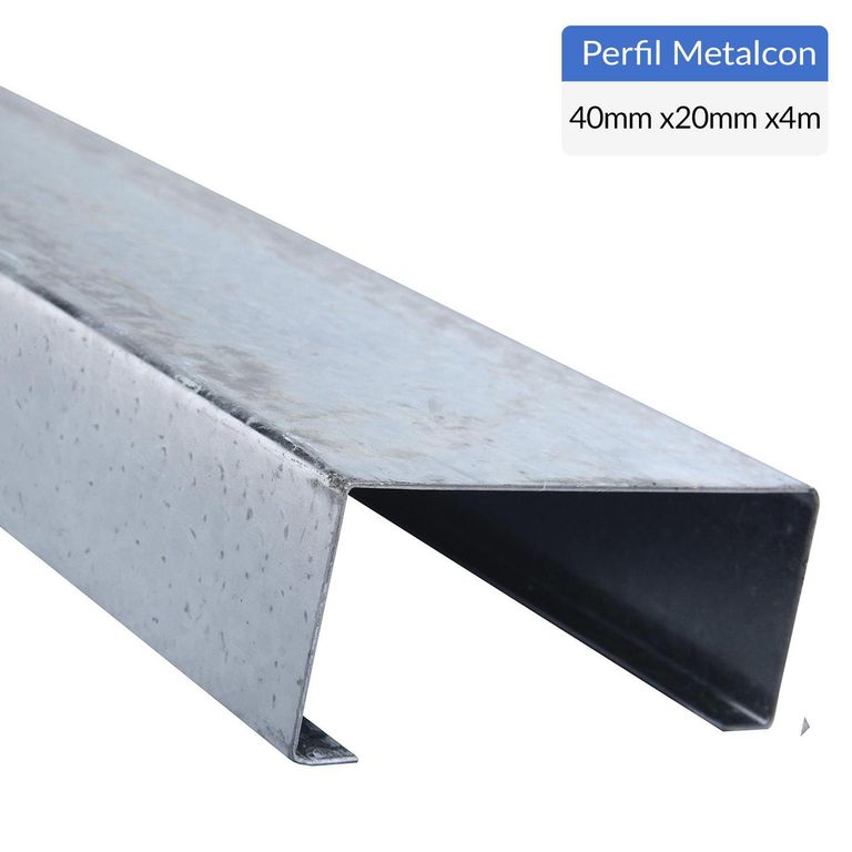 GENERICO - Perfil estructural C Metal 90x20x0.85 mm 4 m | Ofertitas