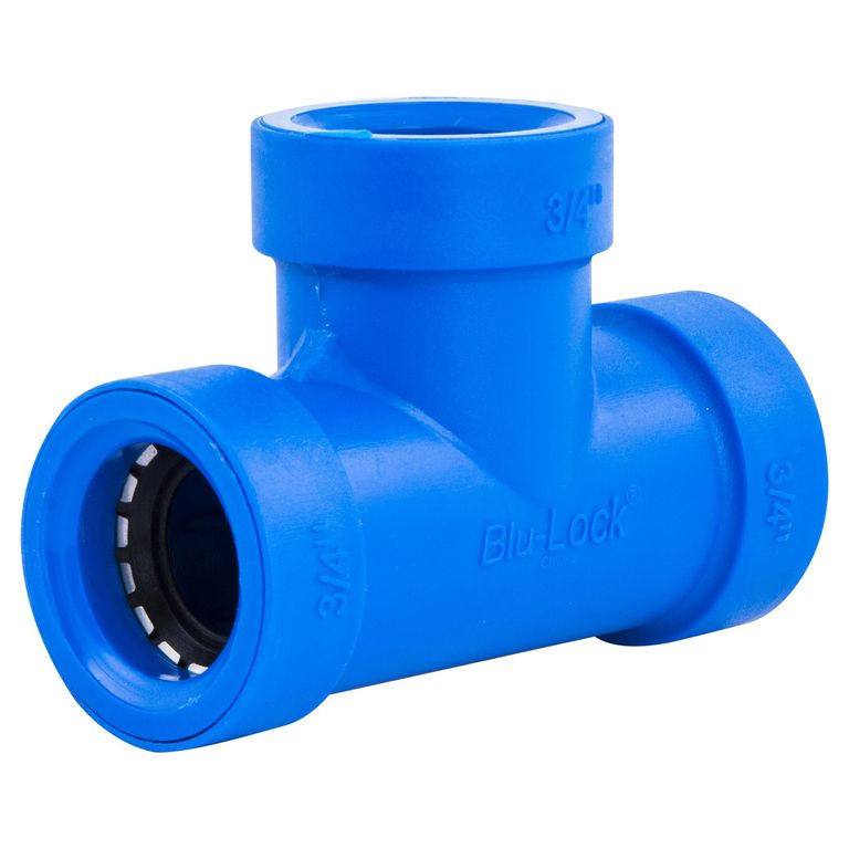 BLU LOCK - Tee plástico 3/4 pulgadas | Ofertitas