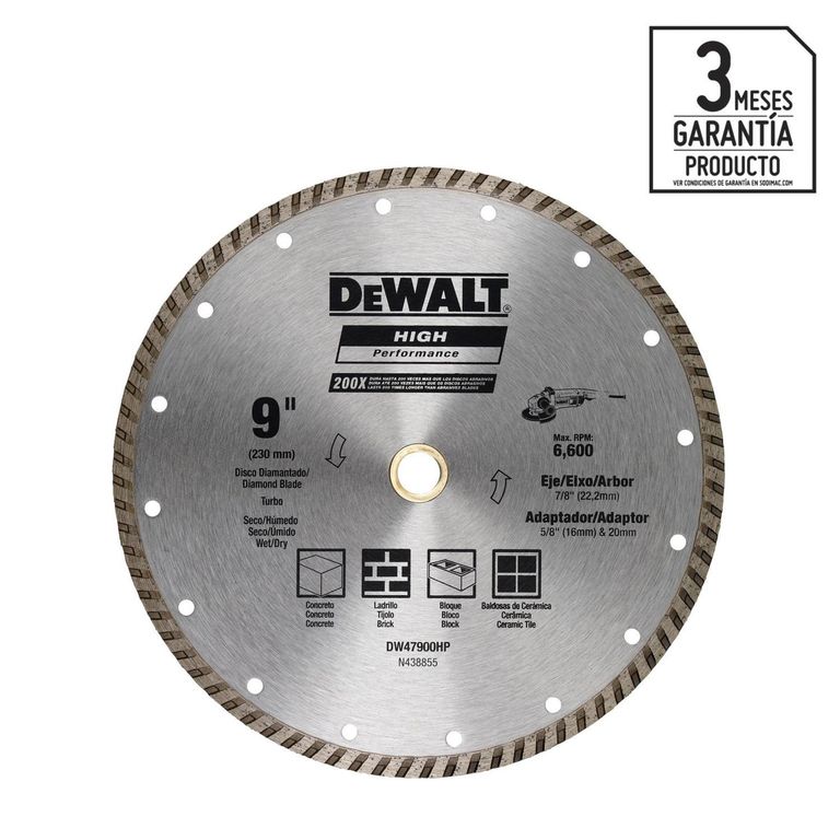 DEWALT - Disco de diamante 9" acero | Ofertitas