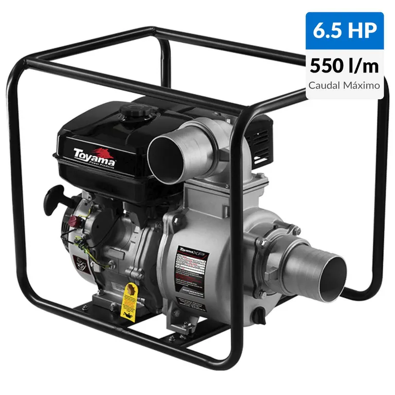 TOYAMA - Motobomba Gasolina 2X2" 600 Lts/Min 6,5 HP | Ofertitas