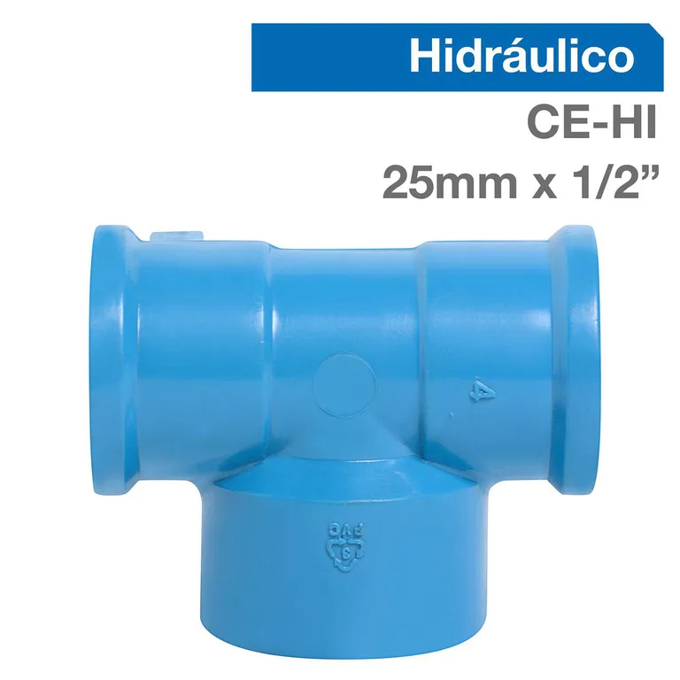 TIGRE - Tee Trans PVC-P CE/HI 25mm x 1/2" 1u | Ofertitas