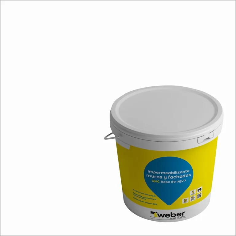 WEBER - Impermeabilizante Muros y Fachadas Tineta 5 galón(es) Mate Blanco | Ofertitas