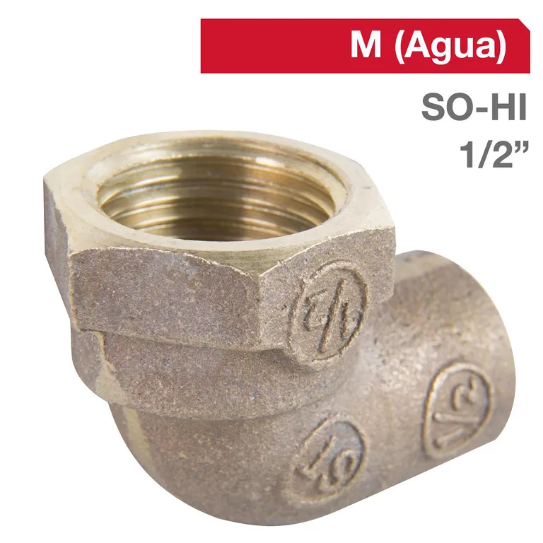 STRETTO - Codo Bronce SO-HI 1/2" 1u | Ofertitas