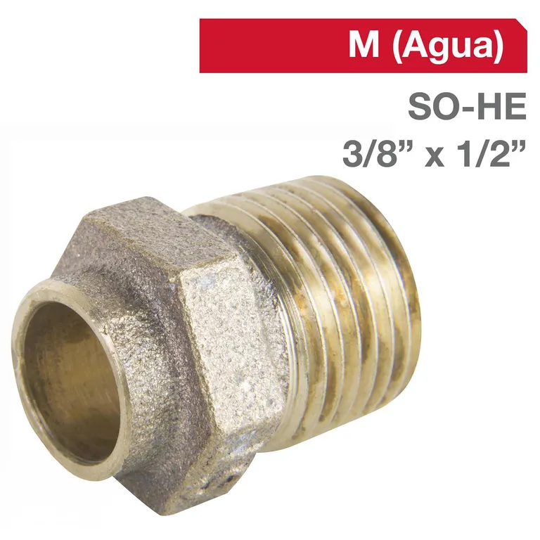 STRETTO - Terminal Bronce SO-HE 3/8" x 1/2" 1u | Ofertitas