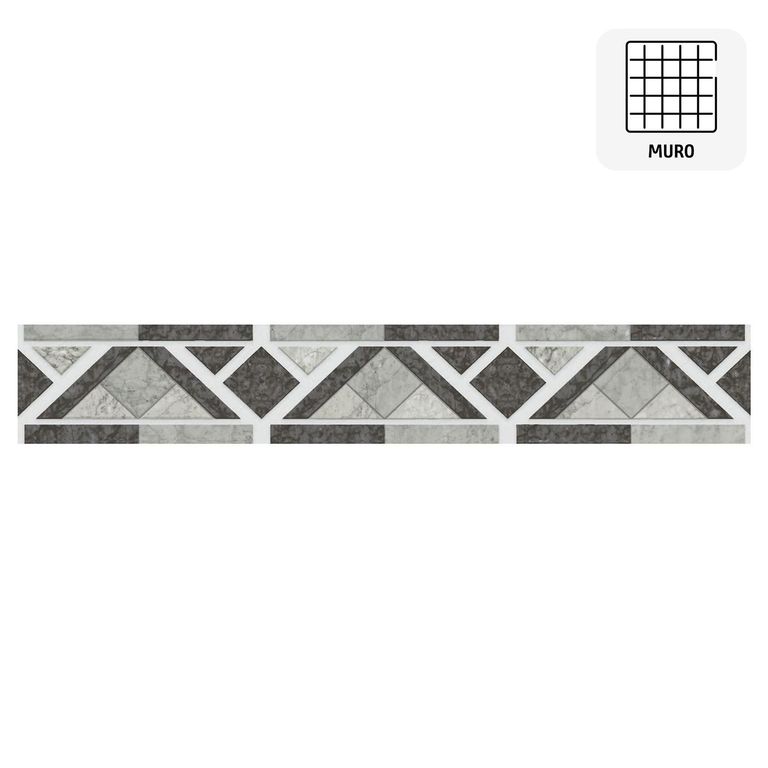 CORDILLERA - Listel Modena gris 5,7x35 cm | Ofertitas