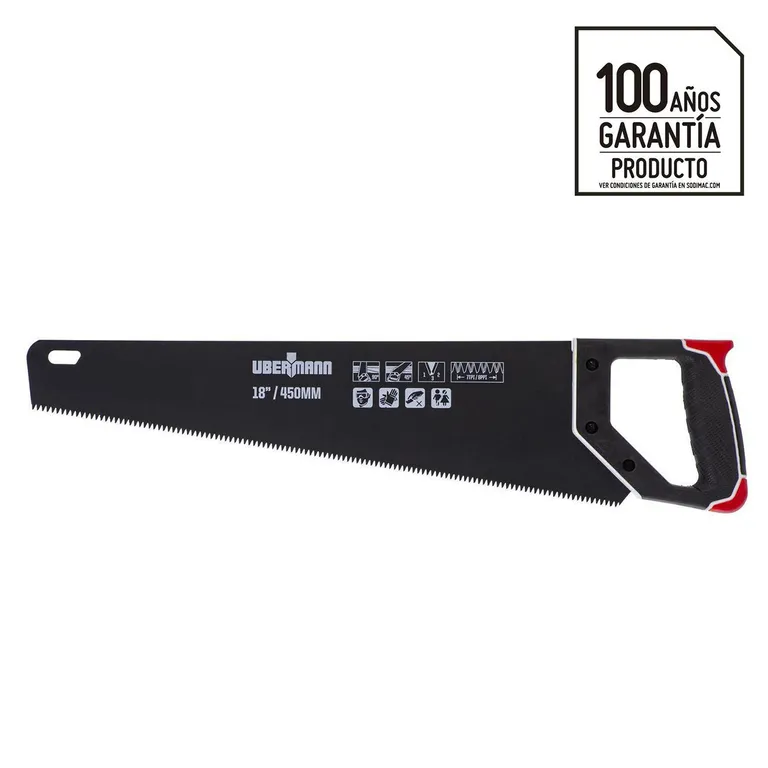 UBERMANN - Serrucho carpintero 457 mm con teflón | Ofertitas