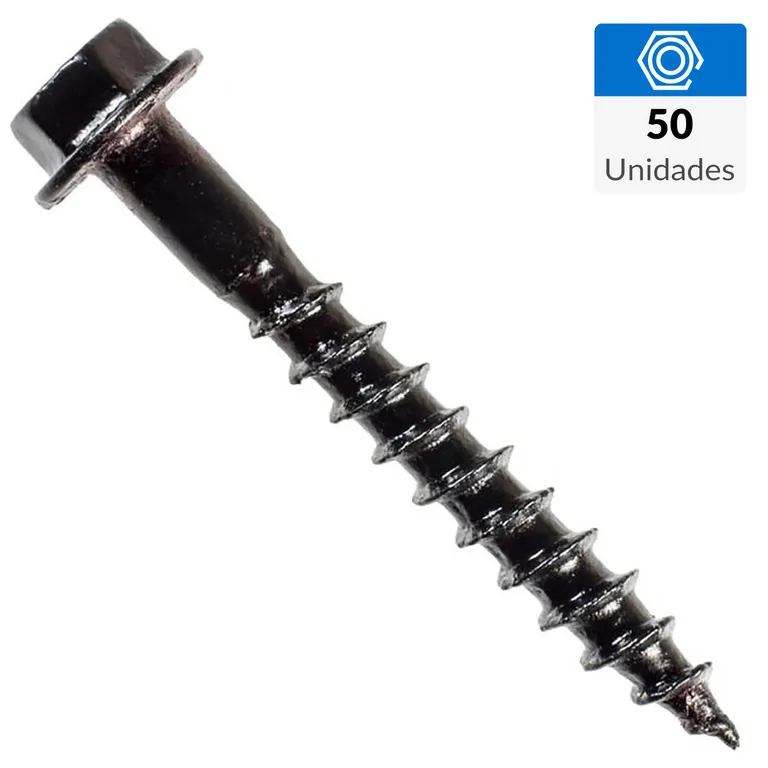 SIMPSON STRONG - Tornillo Tirafondo Cabeza Hexagonal Madera 1.5 " 10 mm ...