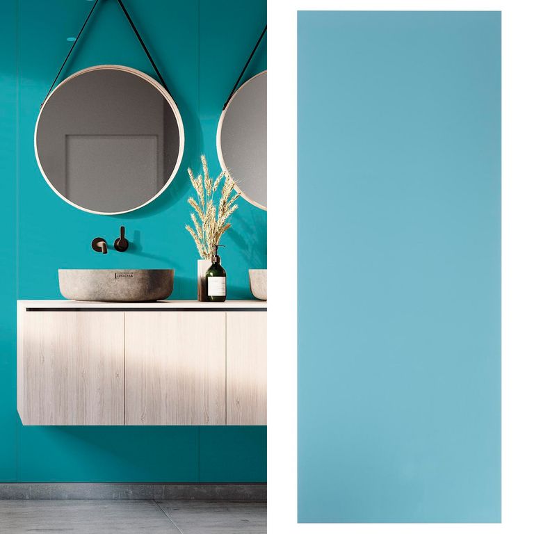 VISTELLE - Panel Baño 100x244 cm Azul | Ofertitas