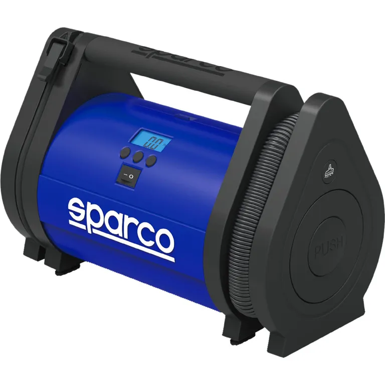 SPARCO - Compresor de Aire Digital 120W con Medidor Presión y Linterna ...