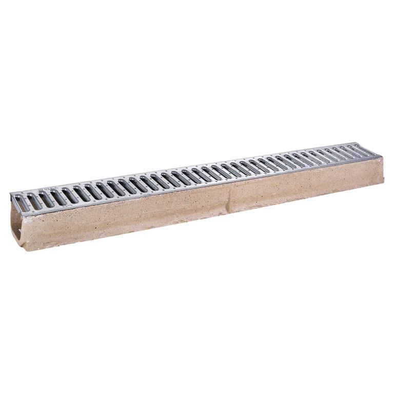 ULMA - Kit canal con rejilla hormigón y acero 100x8,5 cm | Ofertitas