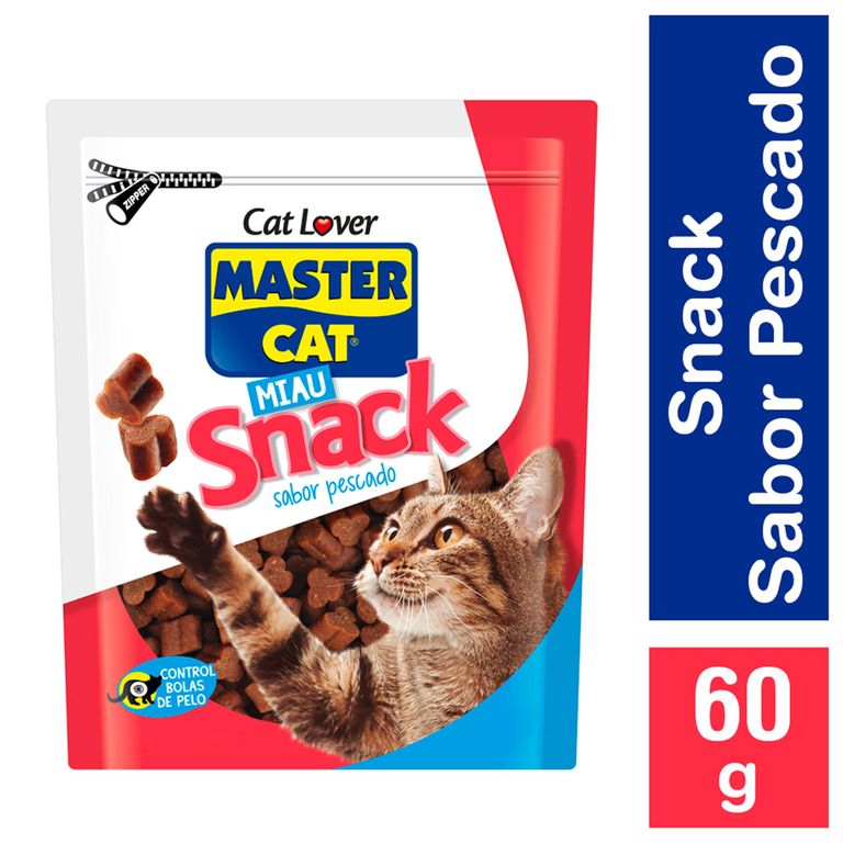 MASTER CAT - Snacks Gato 60 gramos | Ofertitas