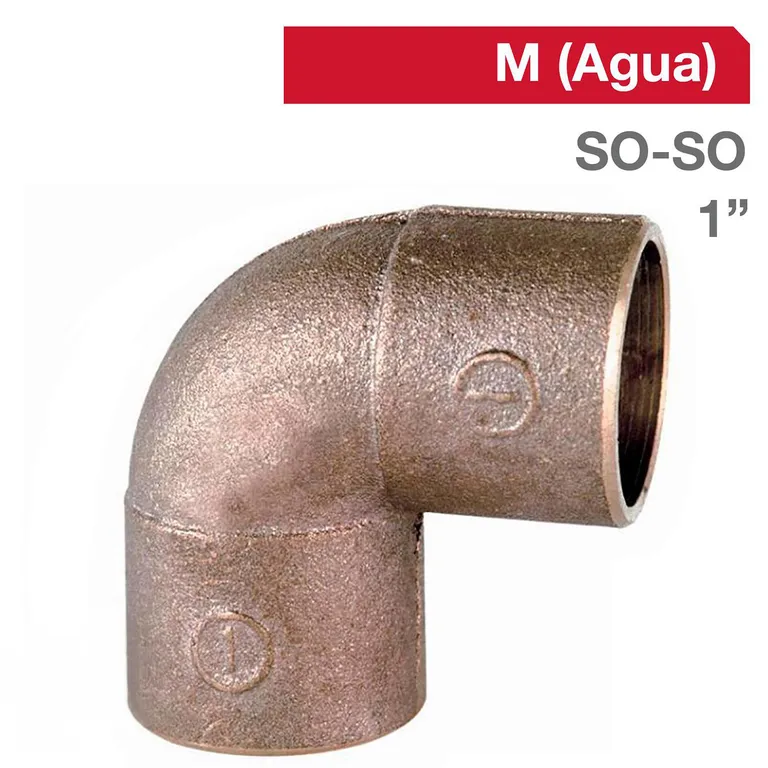 STRETTO - Codo Bronce SO/SO 1" 1u | Ofertitas