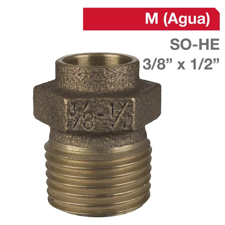STRETTO - Terminal Bronce SO/HE 3/8" x 1/2" 1u | Ofertitas