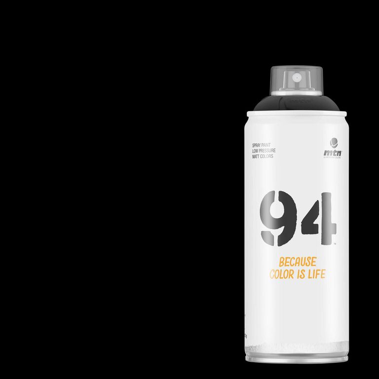 MONTANA COLORS - Pintura en Spray Mate Negro 400ml | Ofertitas