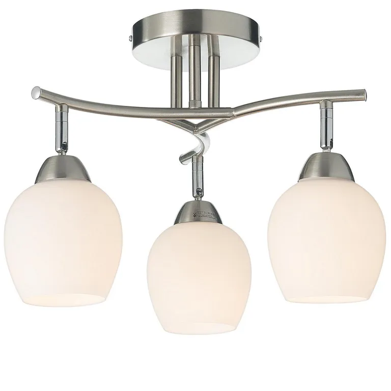 JUST HOME COLLECTION - Lámpara Techo New Bilbao Aluminio Gris/Plata ...