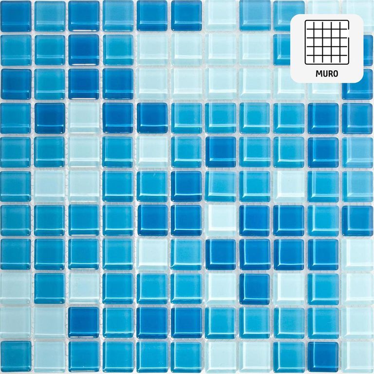 ANTIK - Malla mescla azul claro 30x30 cm unidad | Ofertitas