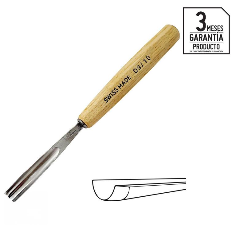 PFEIL - Gubia semi curva xilografía 9/10 mm | Ofertitas
