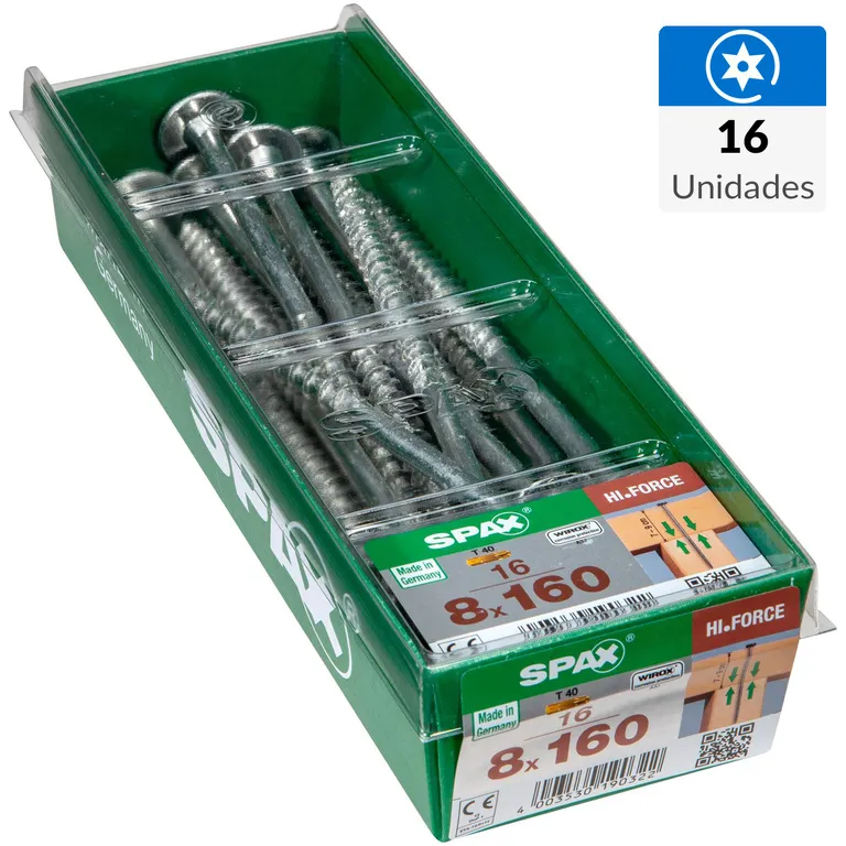 SPAX AMERICAN SCREW - Tornillo Spax Tirafondo Cabeza Lenteja Madera ...