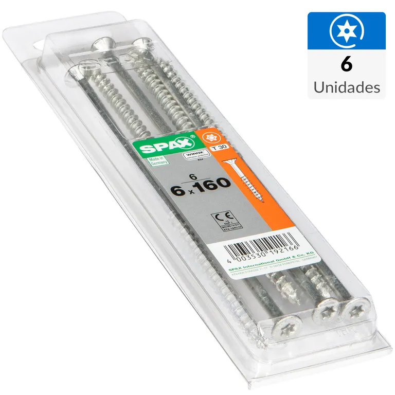 SPAX AMERICAN SCREW - Tornillo Spax Tirafondo Cabeza Plana Madera ...