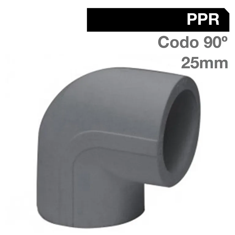 HOFFENS - Codo PPR 90° 25 mm. Gris | Ofertitas