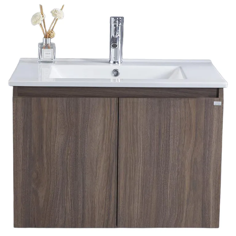 KLIPEN - Mueble con lavamanos de loza vitrificada c/rebalse 2p 70cm ...