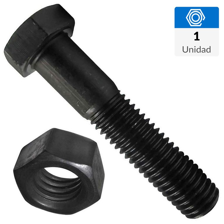 MAMUT - Perno cab.hexagonal g8.unc con tuerca 1/2 x 1 1/4 pavonado 1 unid | Ofertitas