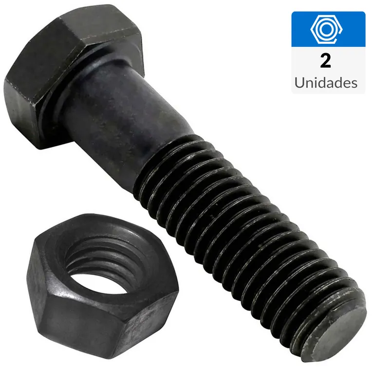 MAMUT - Perno cab.hexagonal g8.unc con tuerca 1/4 x 1 1/4 pavonado 2 unid | Ofertitas