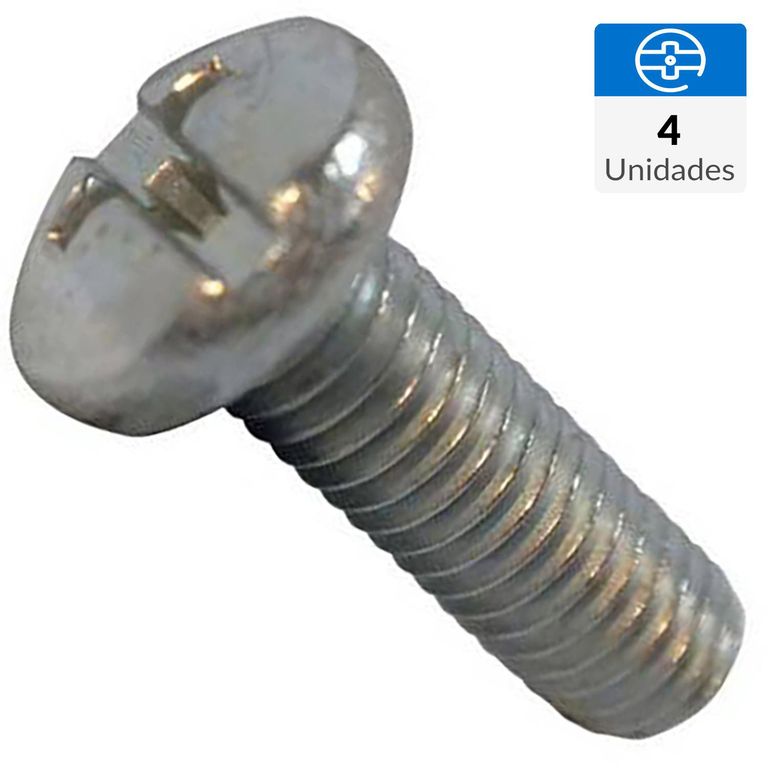 MAMUT - Perno cabeza pan métrica M5-0.8x10 mm zincada 4 unid | Ofertitas