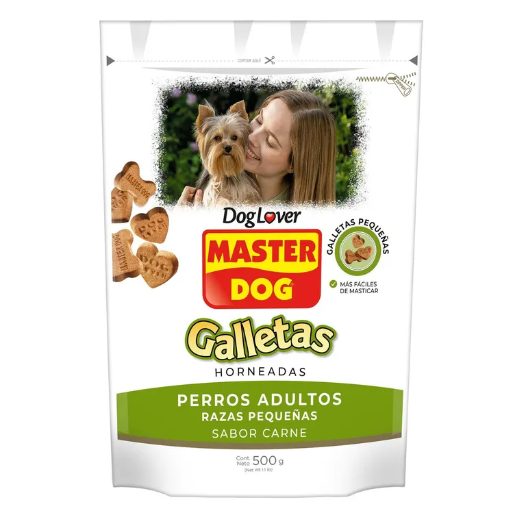 MASTER DOG - Galletas perro adulto raza pequeña 500gr | Ofertitas
