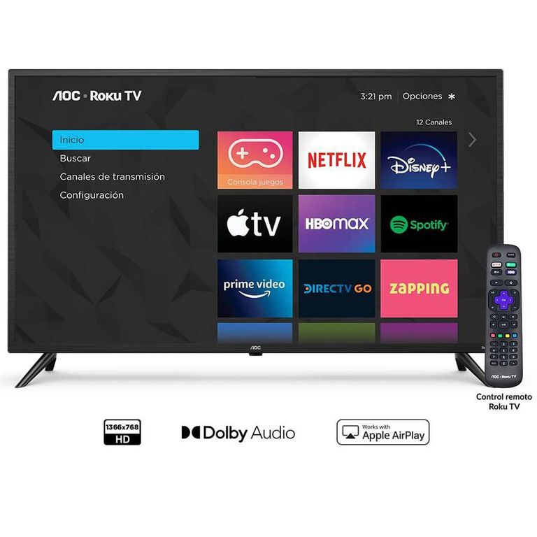 AOC - Smart TV LED 32 " HD 32S5195 | Ofertitas