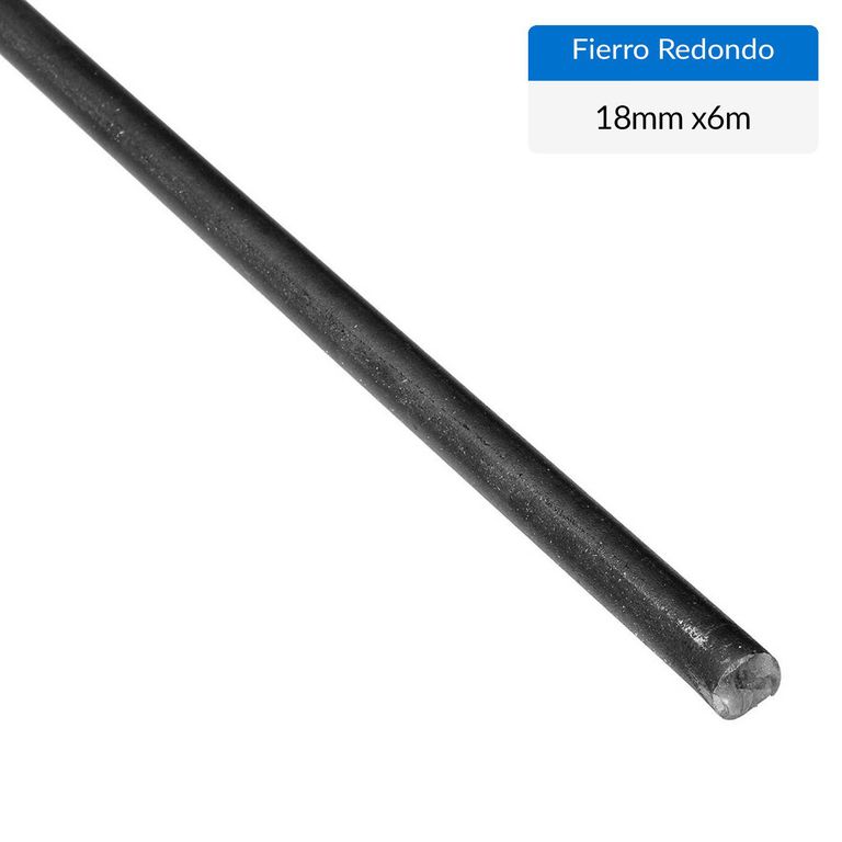 GENERICO - Fierro redondo Acero 18x18 mm 6 m | Ofertitas