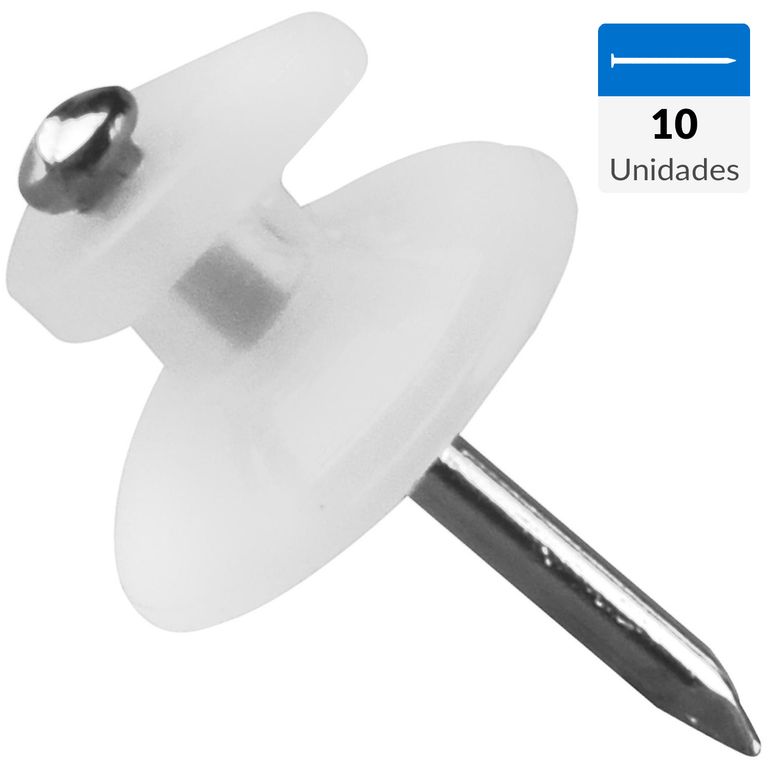 GARVIL - Gancho con clavo grip 10 unidades | Ofertitas