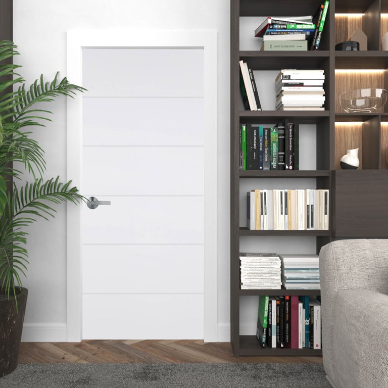 HOLZTEK - Puerta Interior MDF Modelo Milano color Blanco | Ofertitas