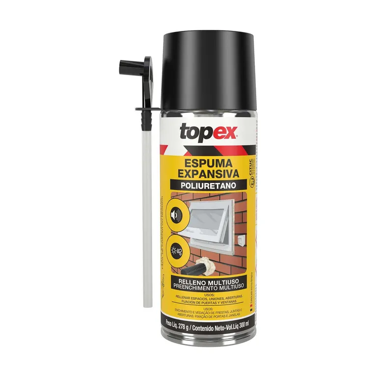 TOPEX - Expansiva 300 ml Aislante Champán | Ofertitas