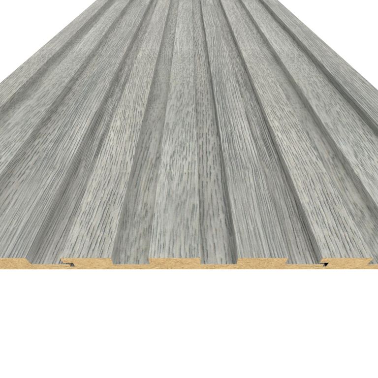 HOLZTEK - Wall Panel 3D 12x240 cm Ceniza 0.28 m2 | Ofertitas