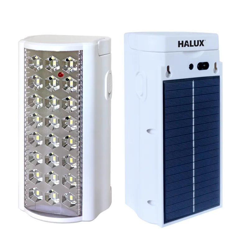 HALUX - Lámpara Emergencia Solar 24 Led 370 Lm | Ofertitas