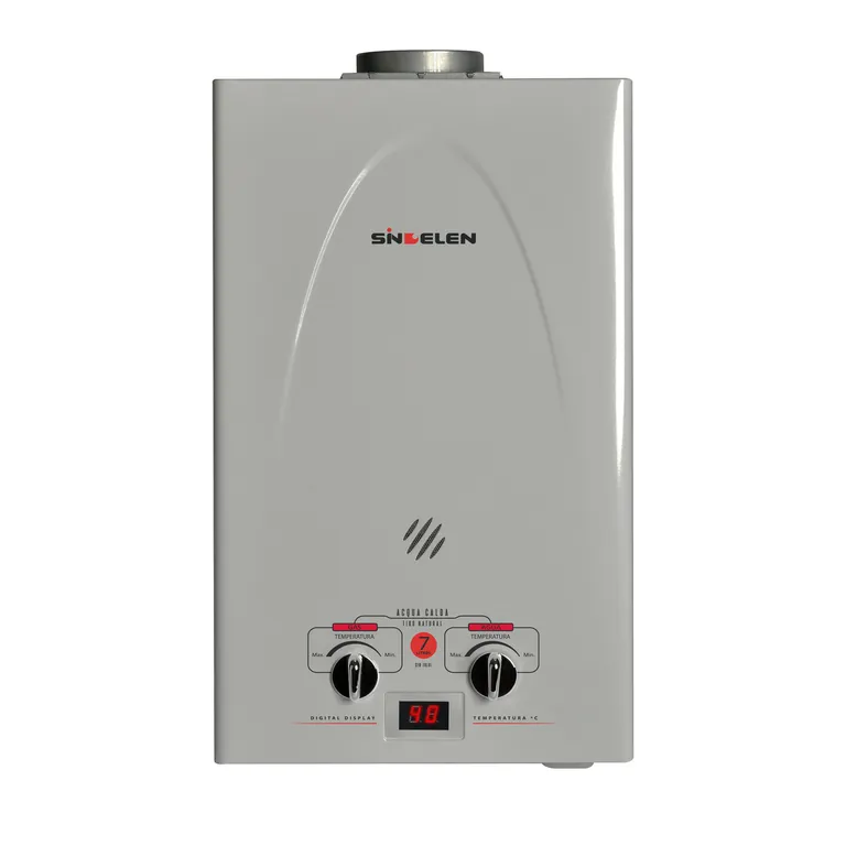 SINDELEN - Calefont Gas Licuado 7 Litros Tiro Natural Ionizado | Ofertitas