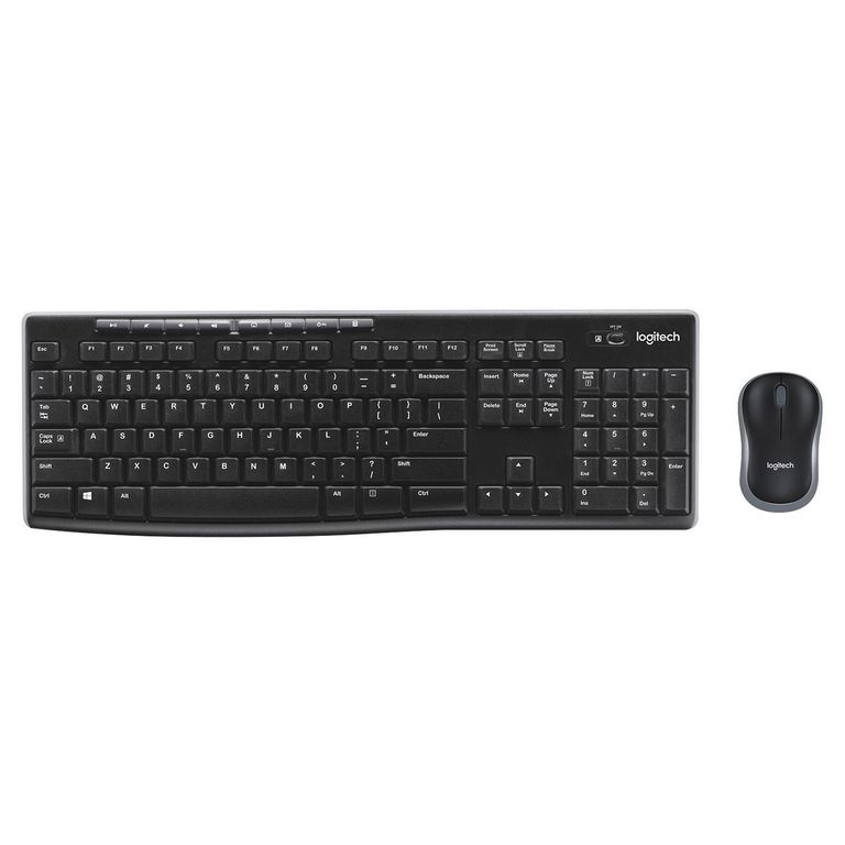 LOGITECH - Combo teclado + mouse MK270 negro | Ofertitas