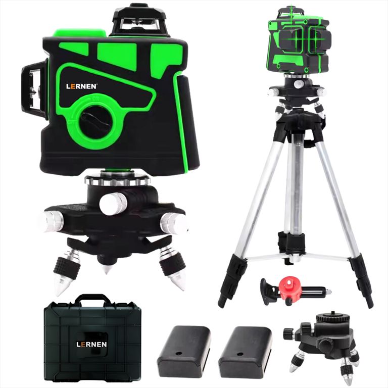 Lernen - Nivel laser Profesional 12 líneas + Maletín + Trípode | Ofertitas